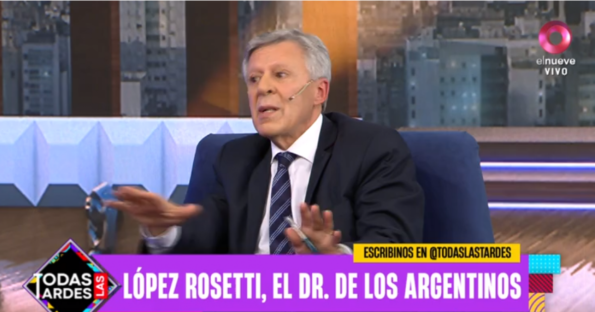 Daniel López Rosetti Lo Que Vivimos Con La Pandemia Va A Repercutir